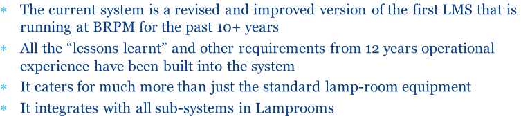 LSC | Lamproom Automation