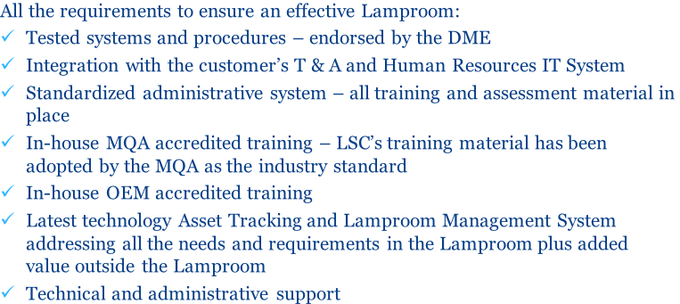 LSC | Lamproom Automation